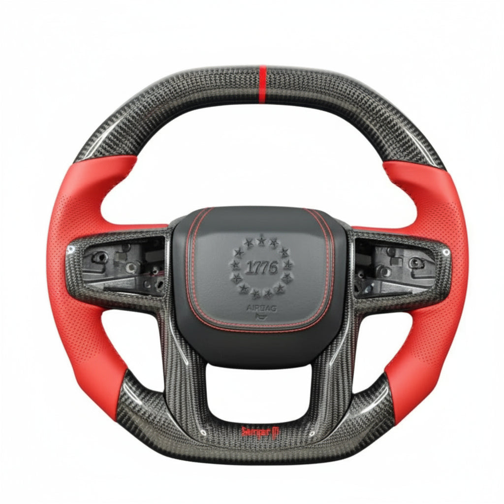 2020-2025+ GMC Sierra 1500 2500 Carbon Fiber Steering Wheel - Customiz ...